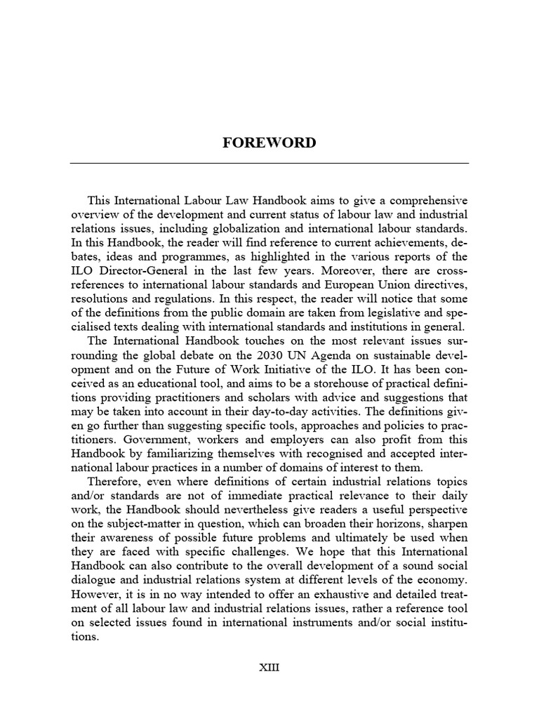 Module-1-Intro, Origin-International Labiur Law, Feature, Principles ...