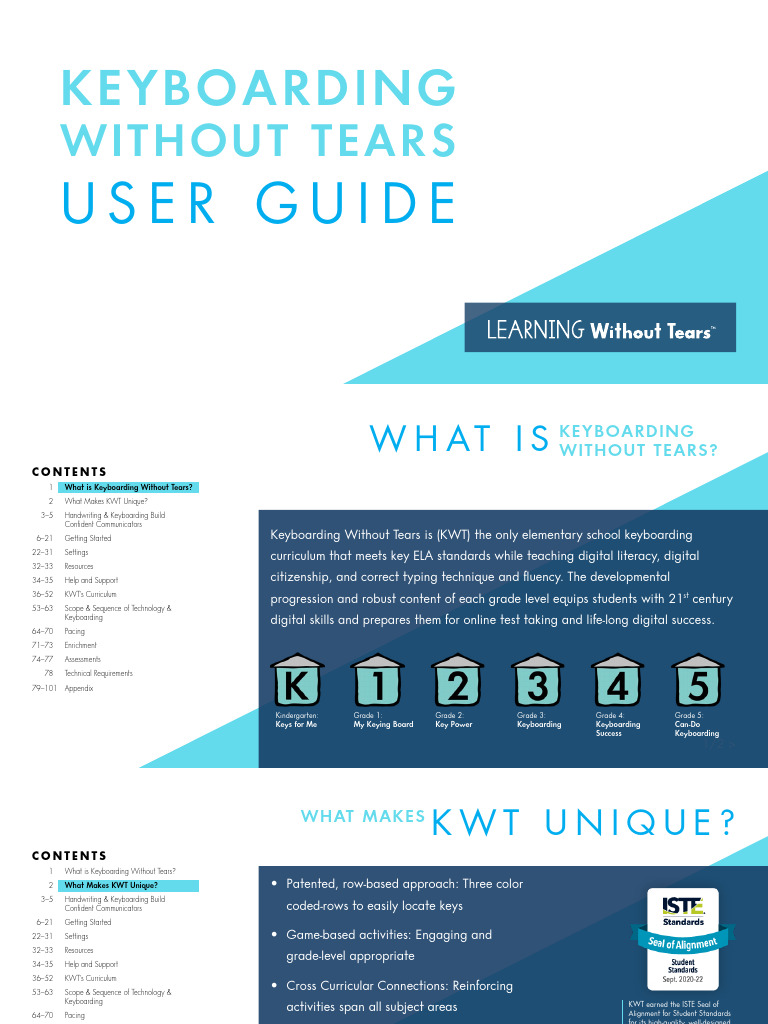 KWT User Guide2024 501 | PDF | Curriculum | Information