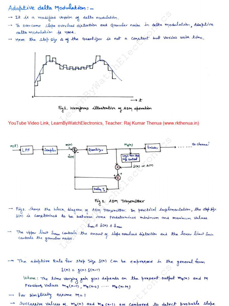 78 Adaptive Adaptive Dalta Modulation | PDF