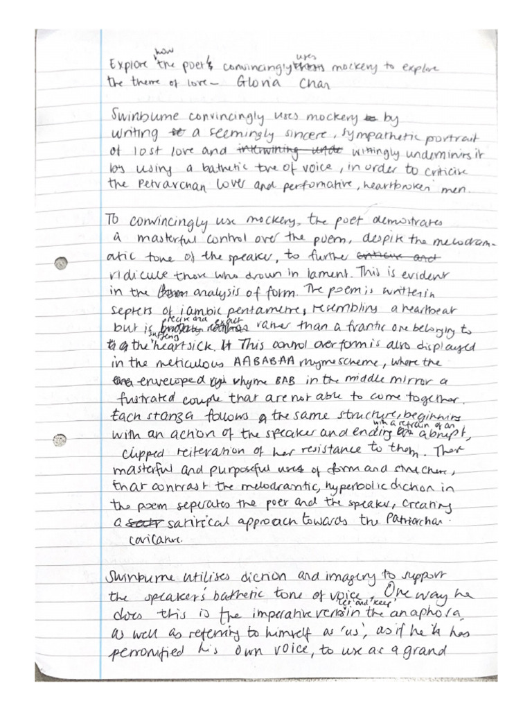 A Leave Taking | PDF