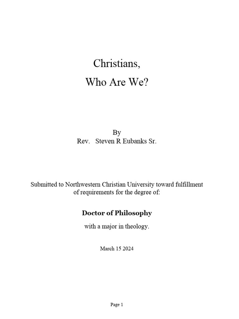 000 2024 PHD Journal Studies Working File | PDF | Soul | Satan