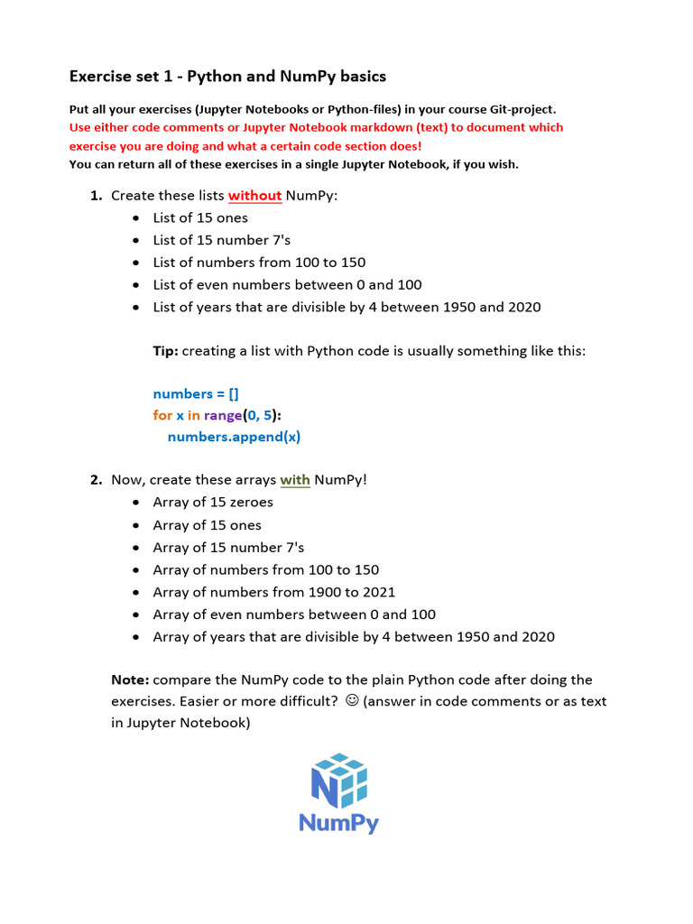 Exercises 1 | PDF | Matrix (Mathematics) | Computer Programming Exercises 1 | PDF | Matrix (Mathematics) | Computer Programming