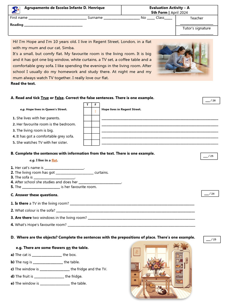 Reading A - House and Food | PDF