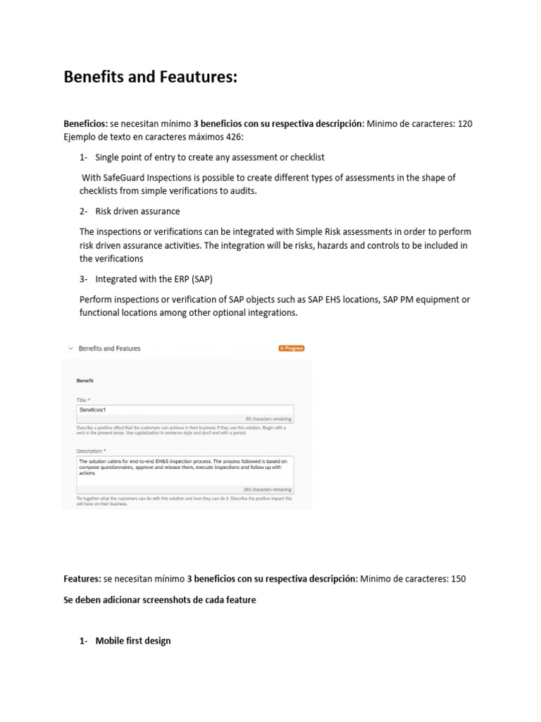 Benefits and Feautures - ML | Download Free PDF | Risk | Audit