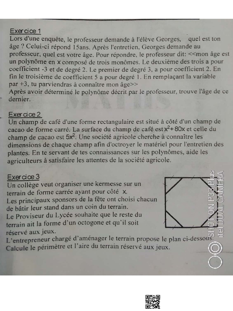 Cahier De Math 3Eme