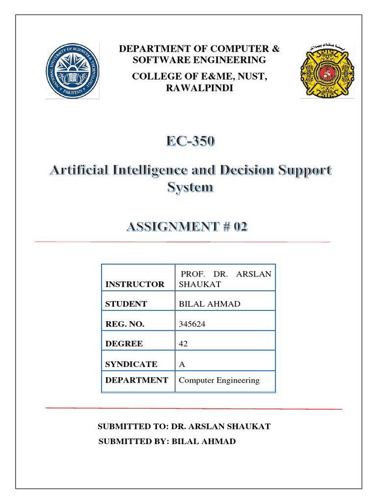 Bilal Ahmad Ai & DSS Assign # 02 | PDF | Gene | Biology