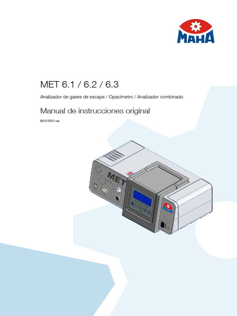 Manual de Operacione Met 6.X | PDF | Gases