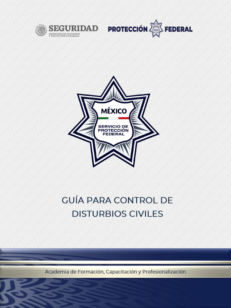 Guía de Control de Disturbios Civiles | PDF
