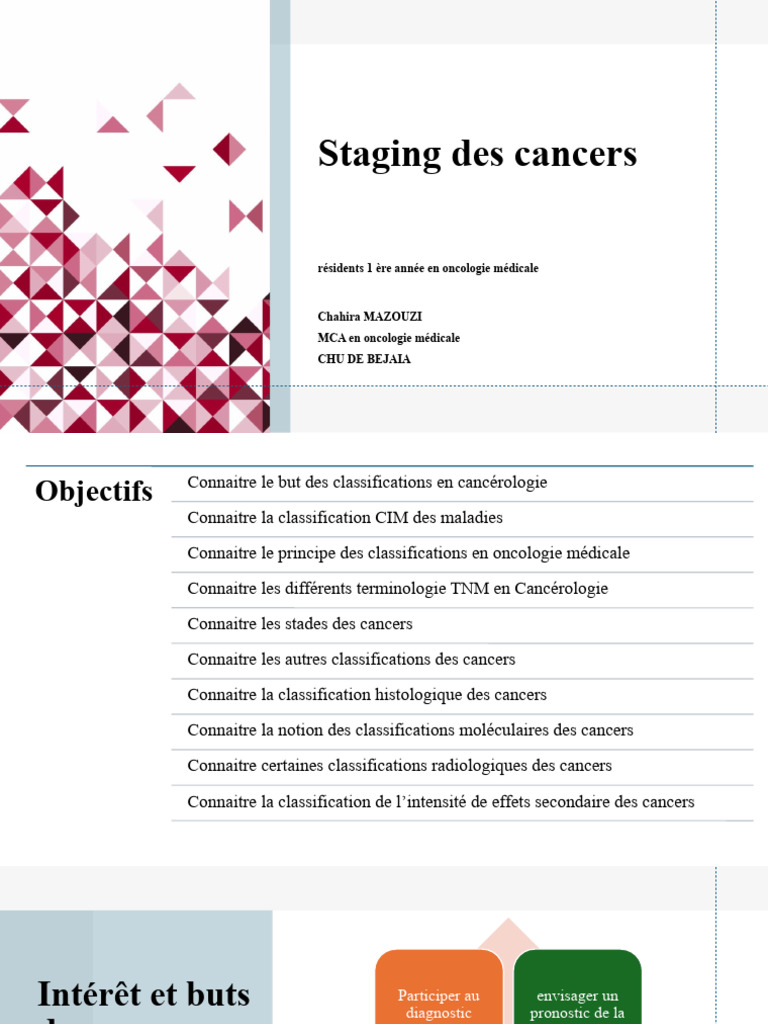 Staging Des Cancers Externes 4ONCO Hema | PDF | Cancer | Oncologie