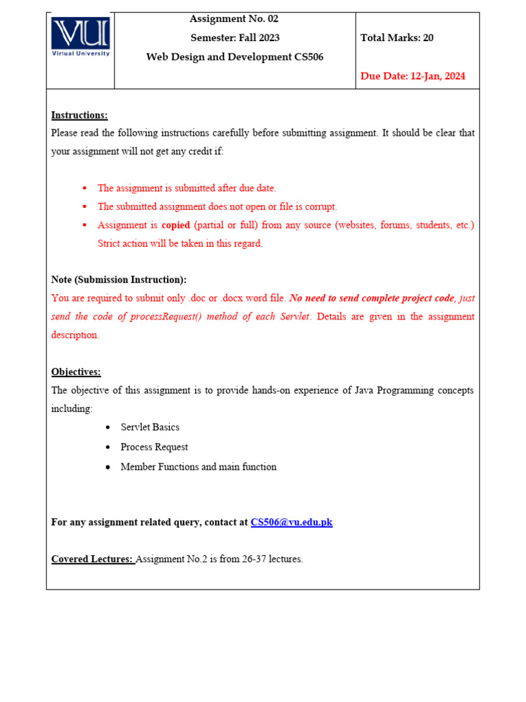 Fall 2023 - CS506 - 2 | PDF | Java (Programming Language) | Information Technology