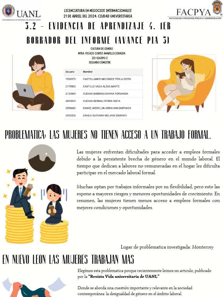 3.2 - Evidencia de Aprendizaje 4. 1er Borrador Del Informe (Avance Pia 3) | Descargar gratis PDF ...