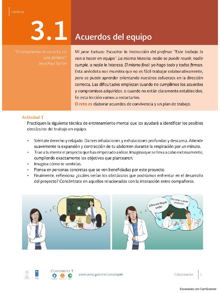 3.1 E Acuerdos Del Equipo Generica | PDF