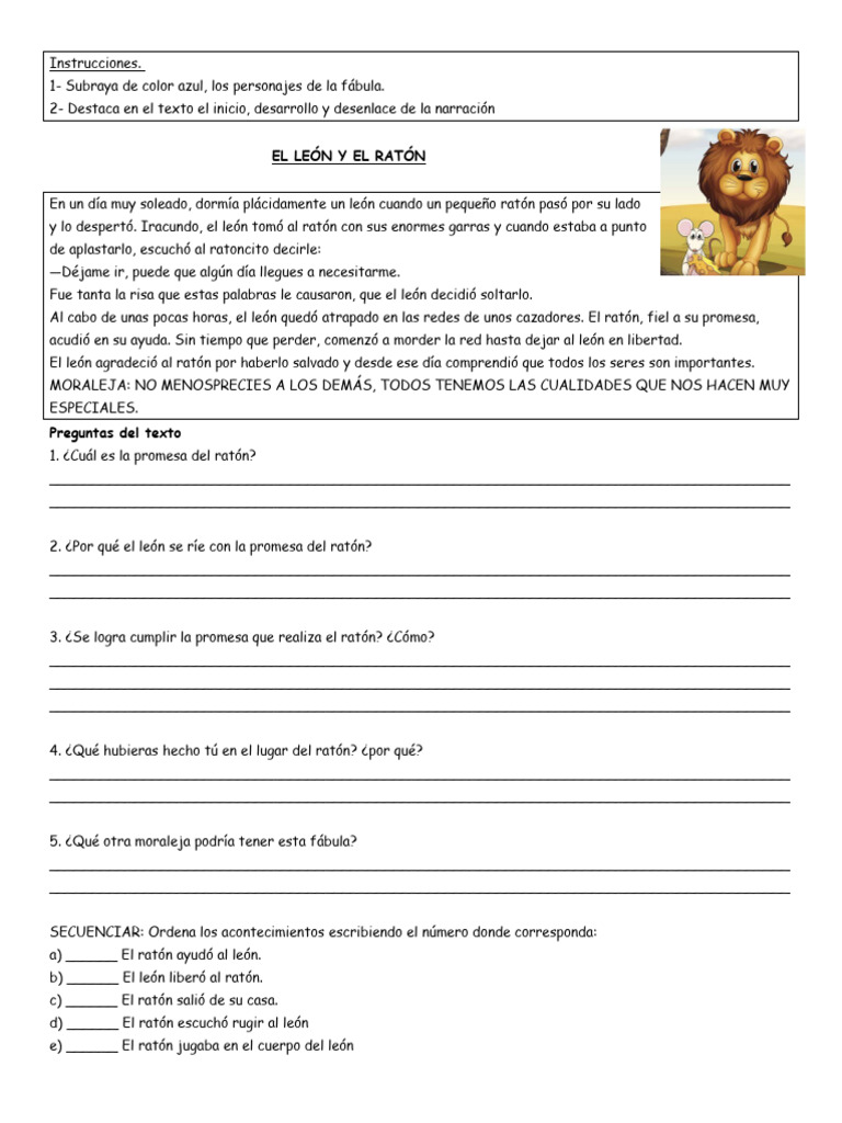 Fábula y Cuento | PDF