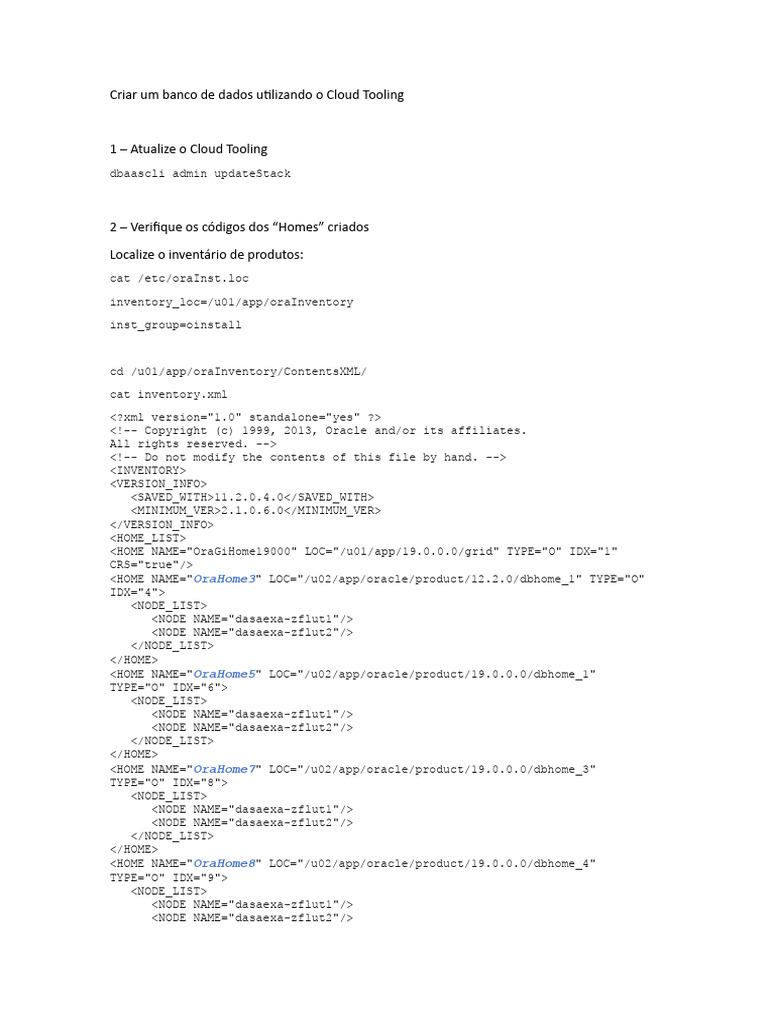 Criar Um Banco de Dados Utilizando o Cloud Tooling | PDF | Engenharia de Software | Ciência da ...