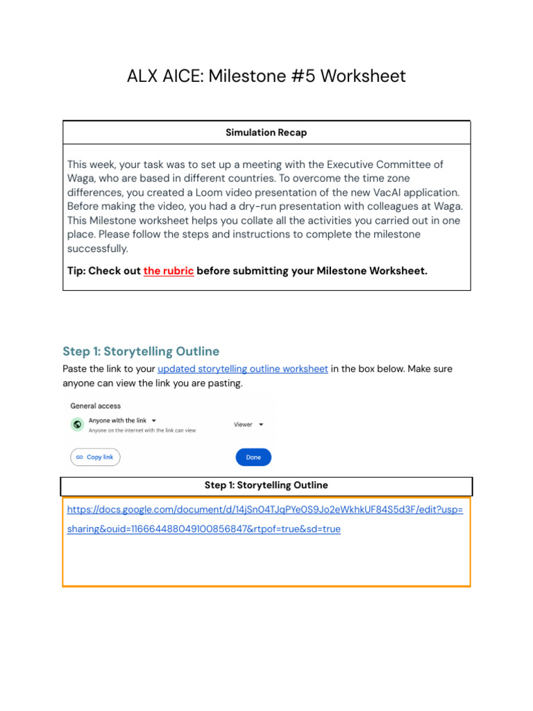 ALX AICE: Milestone #5 Guide | PDF | Artificial Intelligence | Intelligence (AI) & Semantics