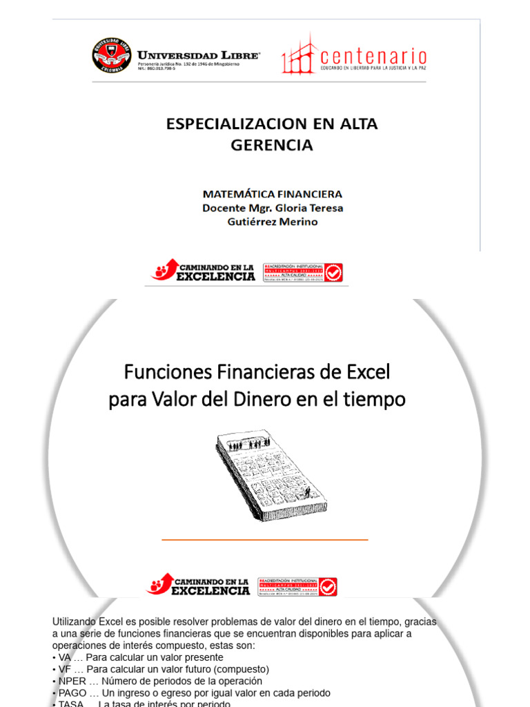 01 Matfin Funciones para VDT 2024 | PDF