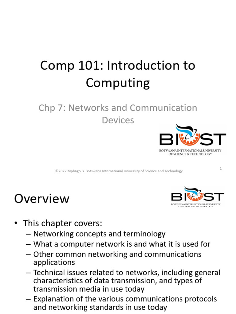 Networks and Communication Devices | PDF | Computer Network | Network Switch