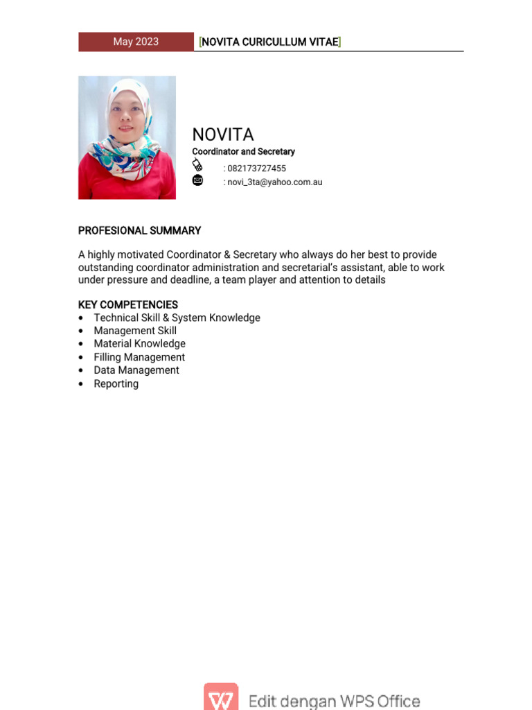 Resume Novi | PDF | Business