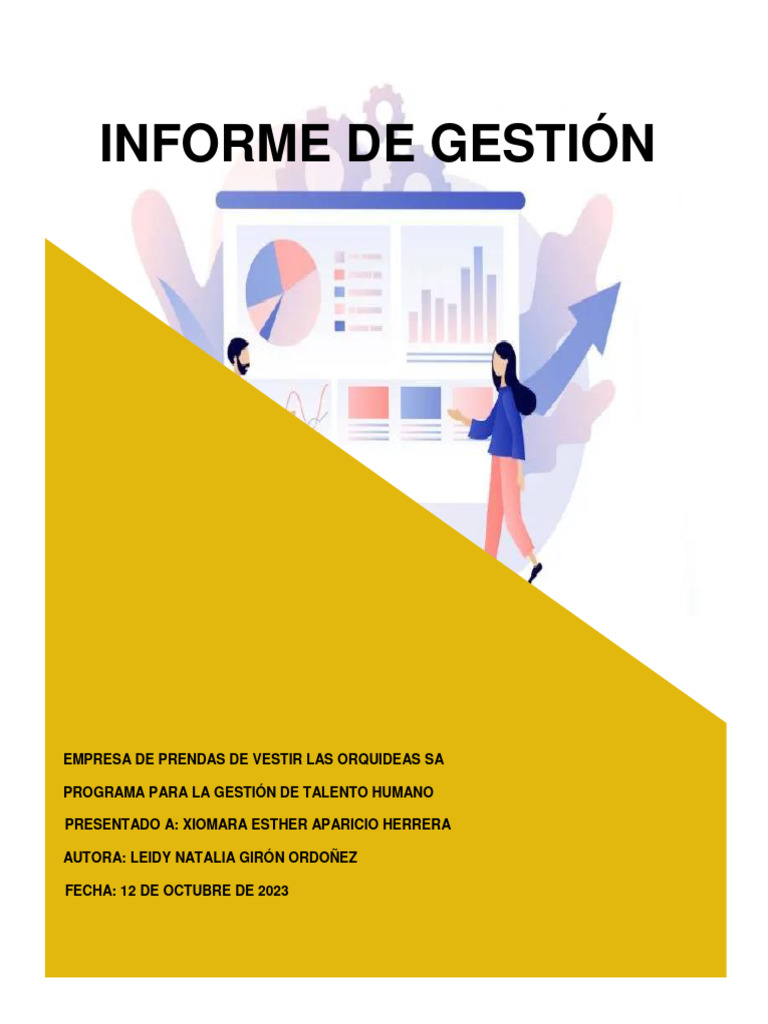 Actividad Aa4-Ev01 Informe de Gestión Leidy Natalia Girón Ordoñez | PDF | Business | Desarrollo ...