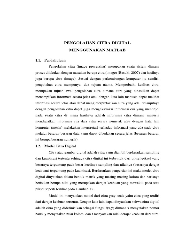 Modul Pengolahan Citra Digital 02 | PDF