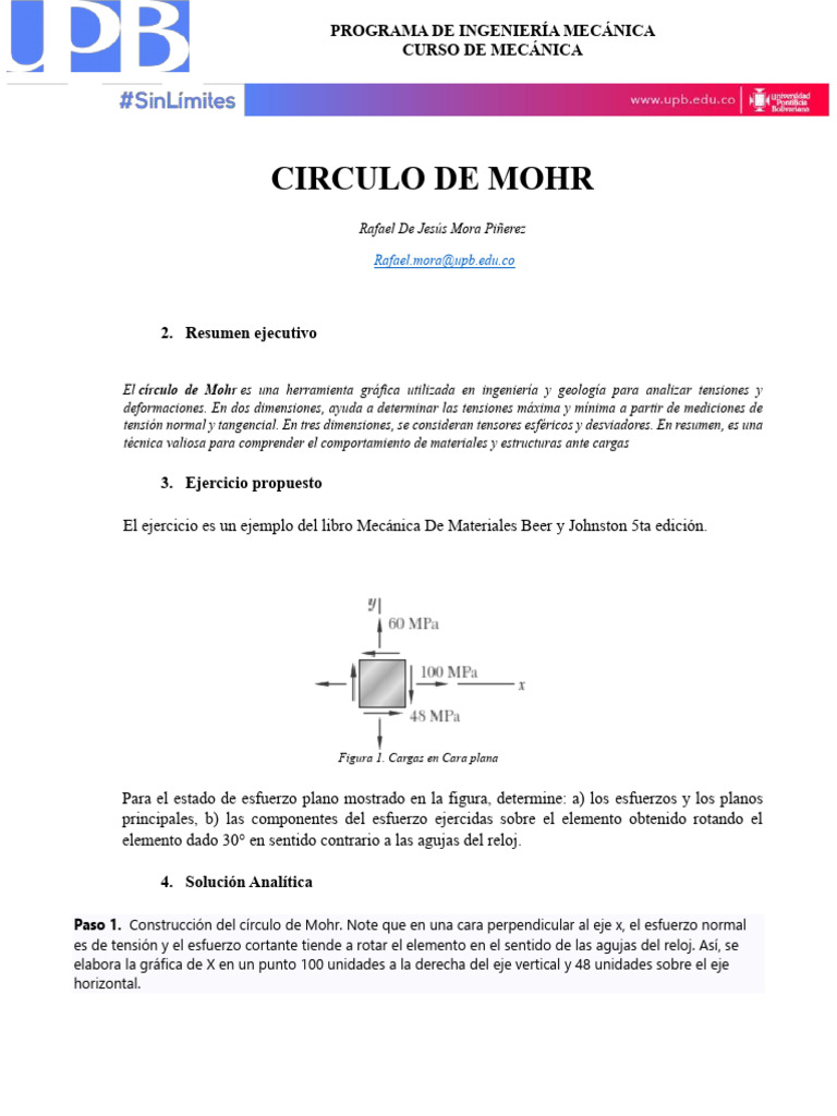 Mora Rafael Morh | PDF | Estrés (Mecánica) | Física Aplicada e Interdisciplinaria
