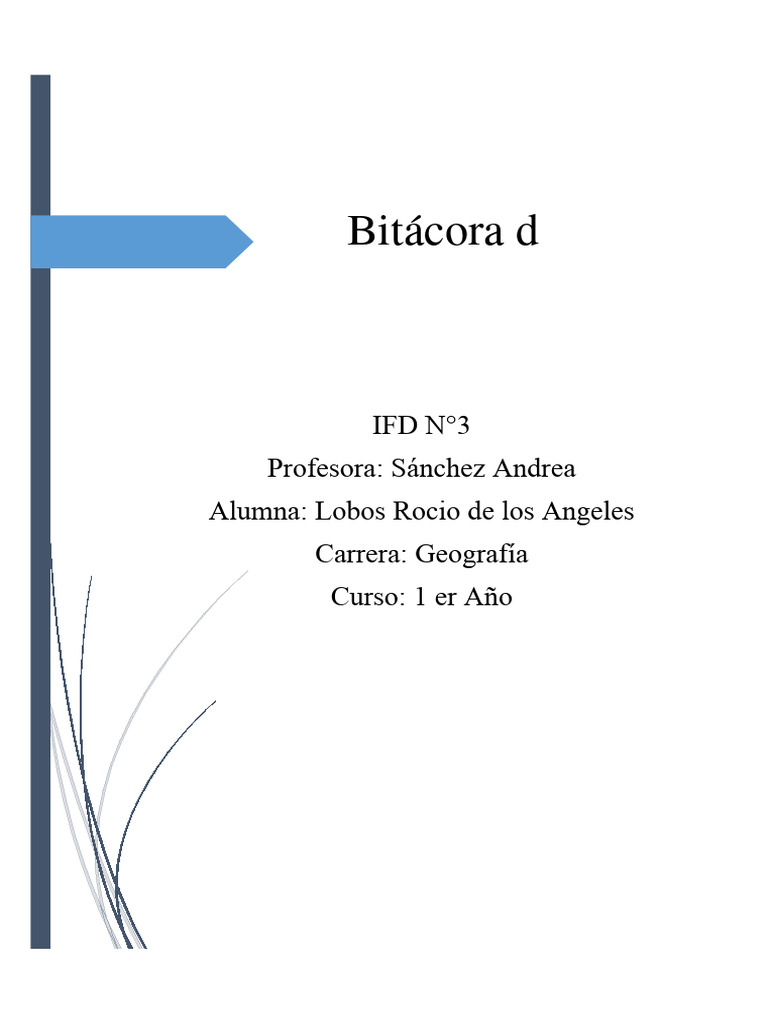 Bitacora de Practica 1 Geo | PDF | Enseñando | Plan de estudios