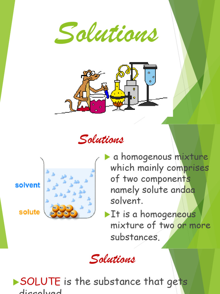 Solutions Autosaved Pdf Solubility Solvation