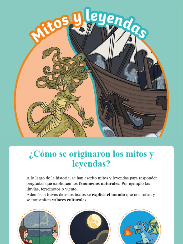 Powerpoint Mitos y Leyendas Ver 3 | Descargar gratis PDF | Leyendas