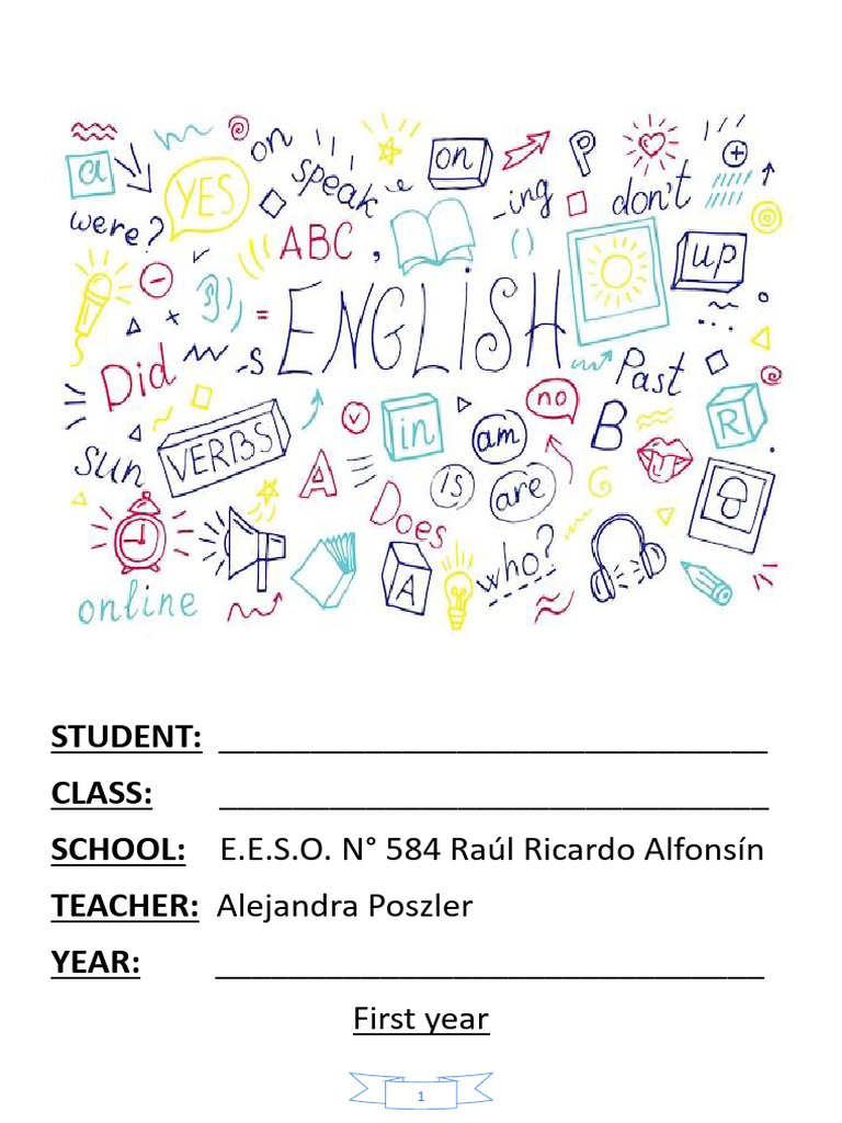 Booklet 1 Ingles | PDF