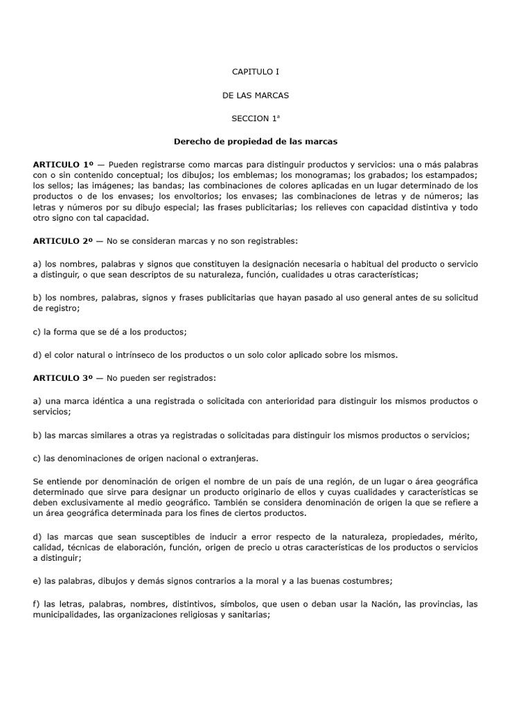 Ley de Marcas | Descargar gratis PDF | Marca comercial | Apelación