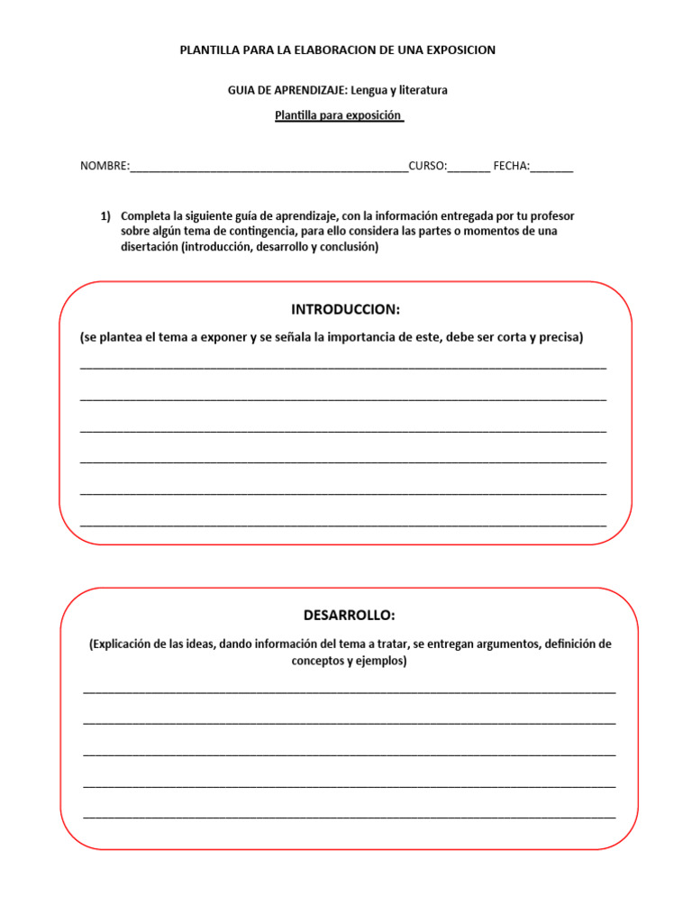 Plantilla para Exposicion | PDF