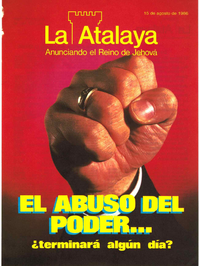 08 - La Atalaya - 15 de Agosto de 1986 - OCR | Descargar gratis PDF | Saulo | Satán