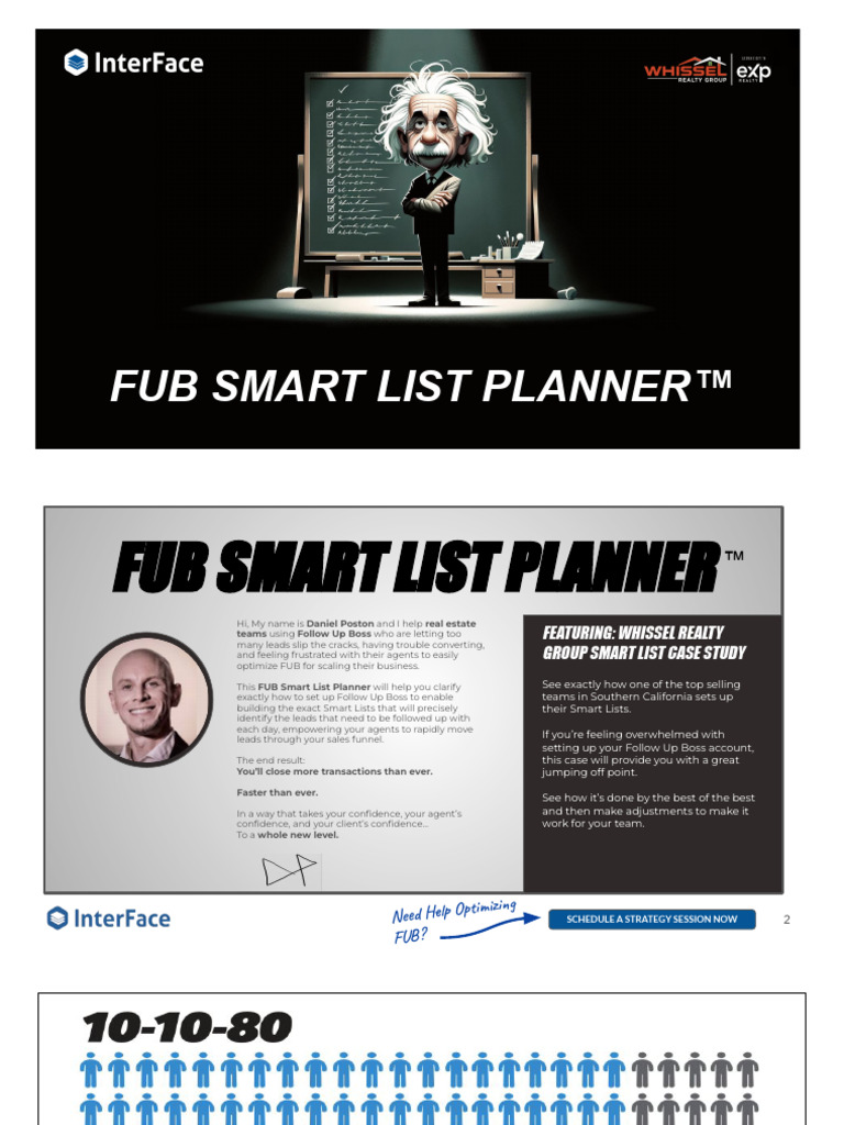 FUB Smart Lists - Whissel Realty Group | PDF