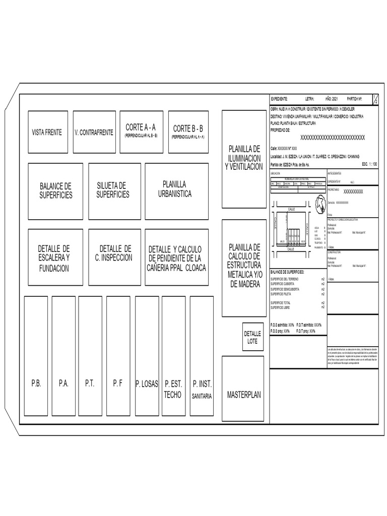 F011 PLANO DISPOSICION GRAL-Model | PDF