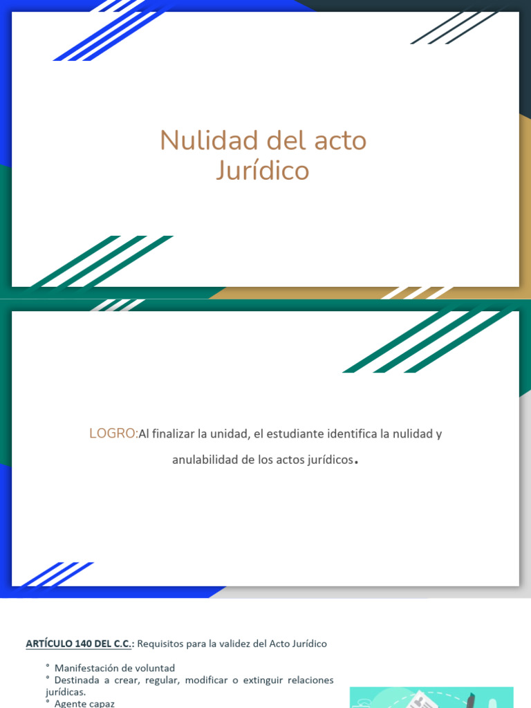 Nulidad y Anulabilidad Jurídica | PDF | Nulo (ley) | Justicia