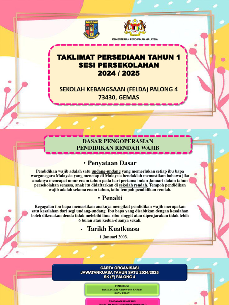 Taklimat Program Transisi Tahun 1 | PDF