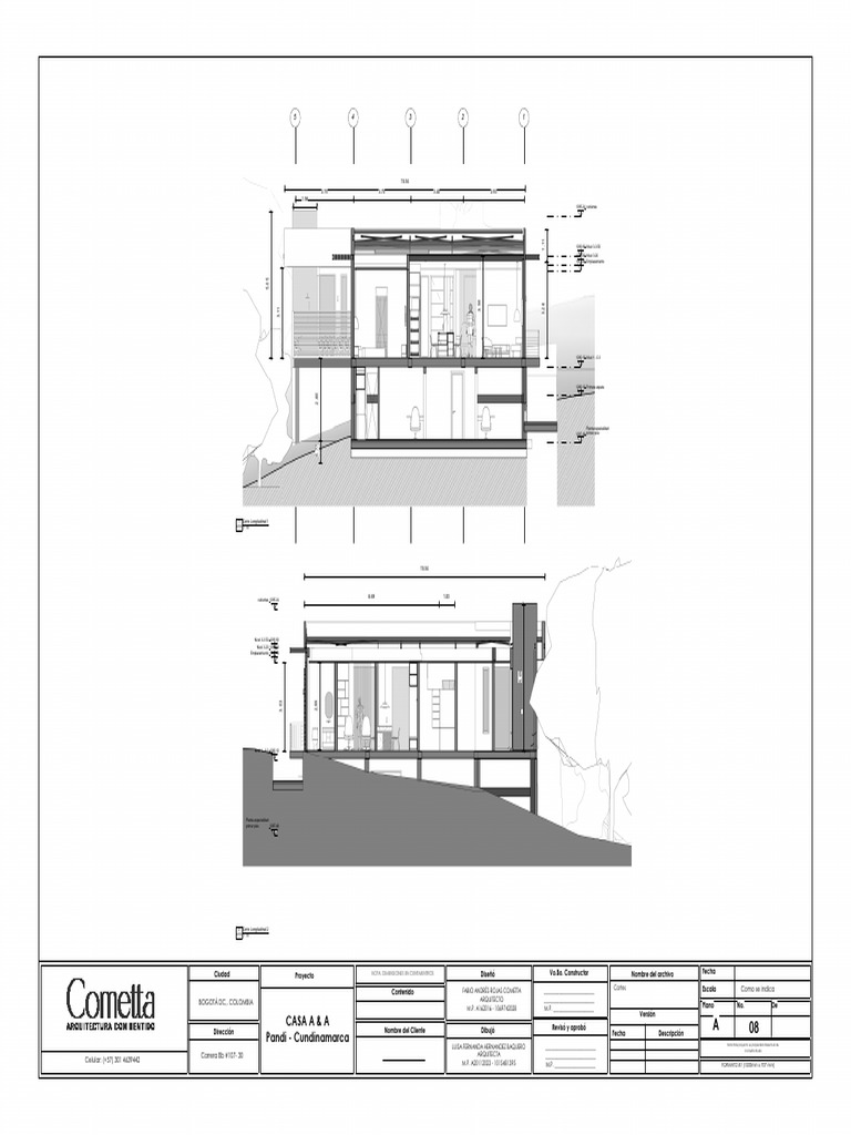 CASA A&A - Cortes Longitudinales | PDF