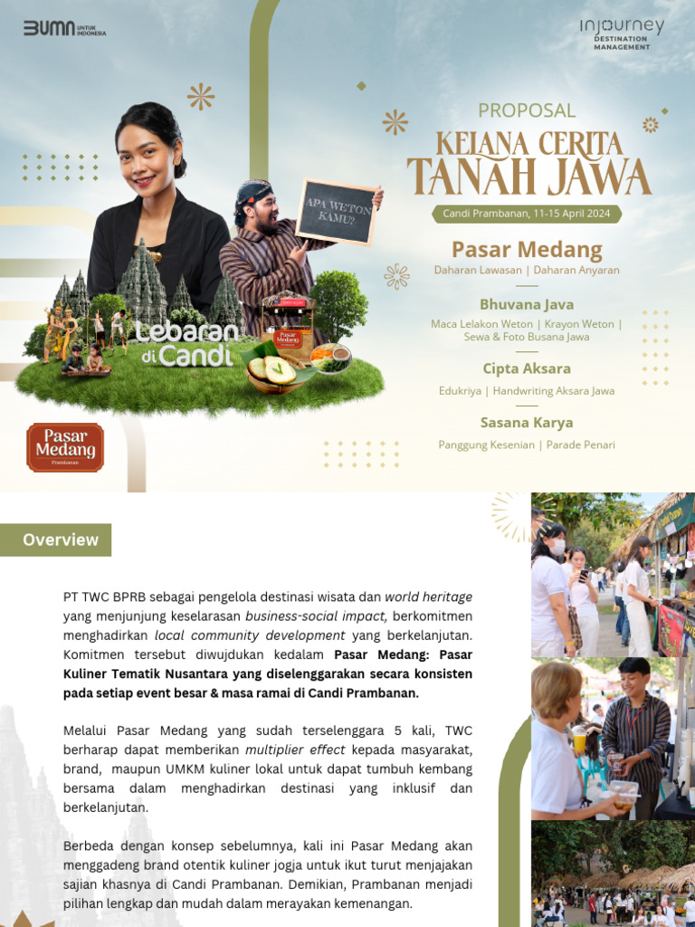 Proposal Merchant Pasar Medang Prambanan | PDF