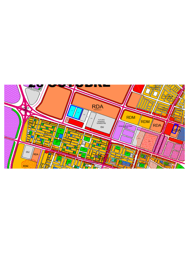 T-Plano de Zonificación General de Uso Del Suelo Del Área Metropolitana Psad-56-Model | PDF