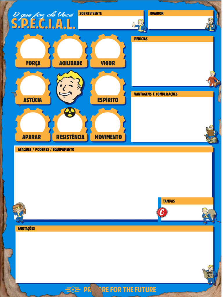 Ficha Savage Fallout | PDF