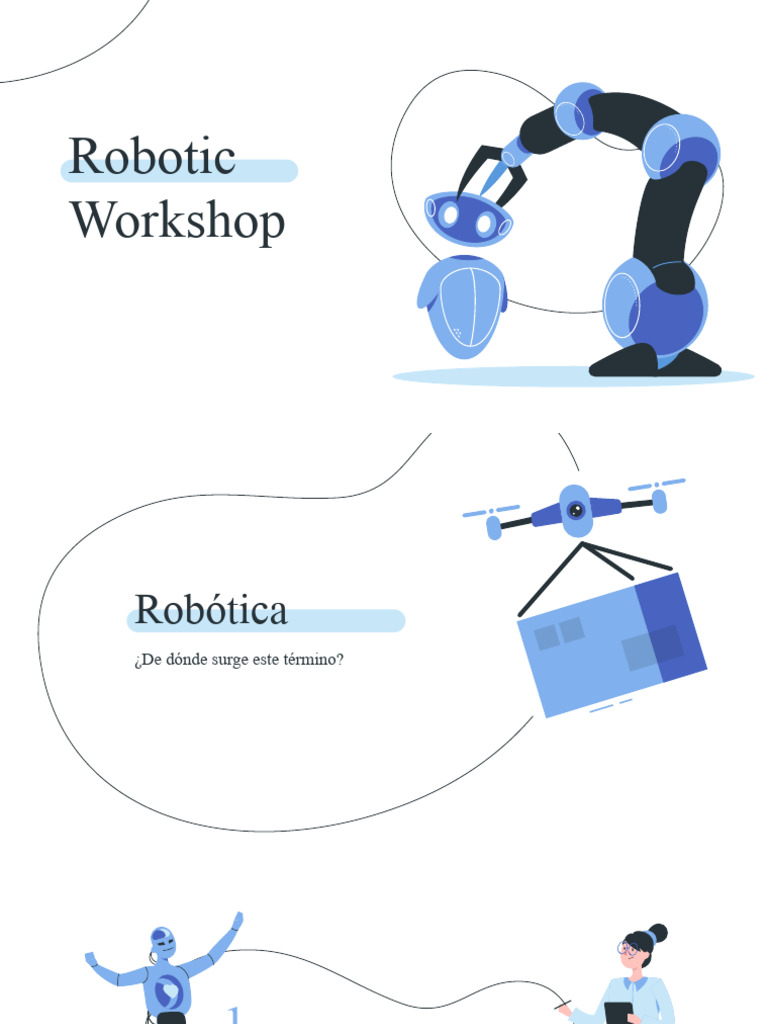 Robotic Workshop Blue Variant By Slidesgo Pdf Planets Planets In