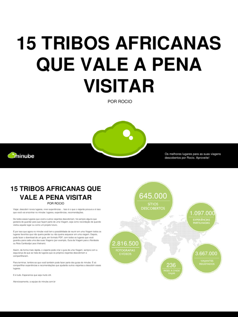 15 Tribos Africanas | PDF | Turismo | Etiópia