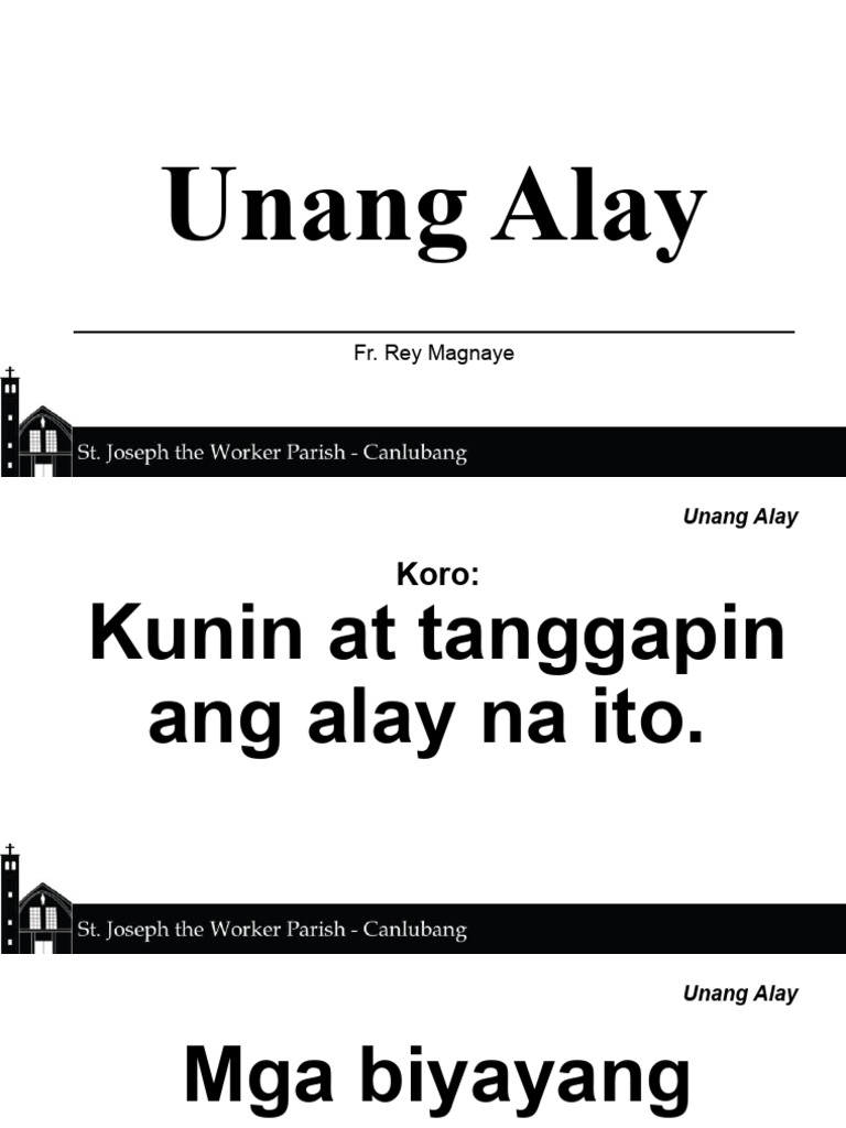 Unang Alay | PDF