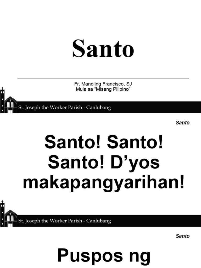 Mga Awit Sa Misang Pilipino