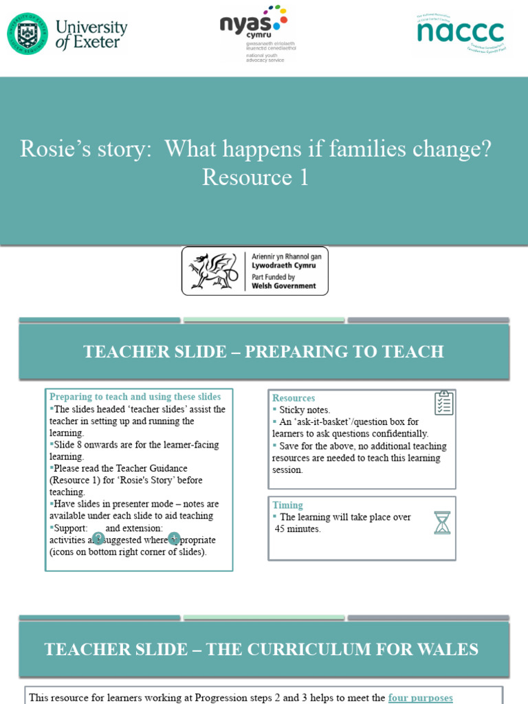 Understanding Family Changes: Rosie's Story | PDF | Learning | Mental ...