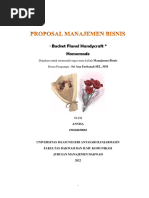 Proposal Bisnis Bucket Bunga | PDF