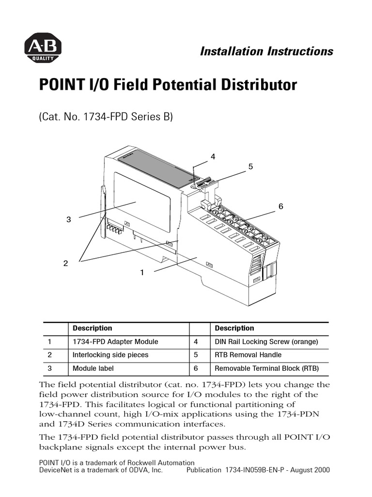 1734 FPD | PDF | Electromagnetic Compatibility | Alternating Current