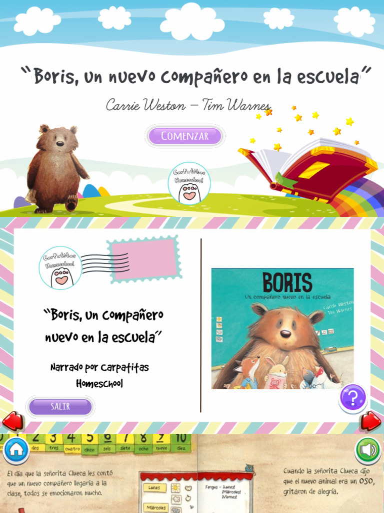 A5 Boris Un Compañero Nuevo en La Escuela | PDF