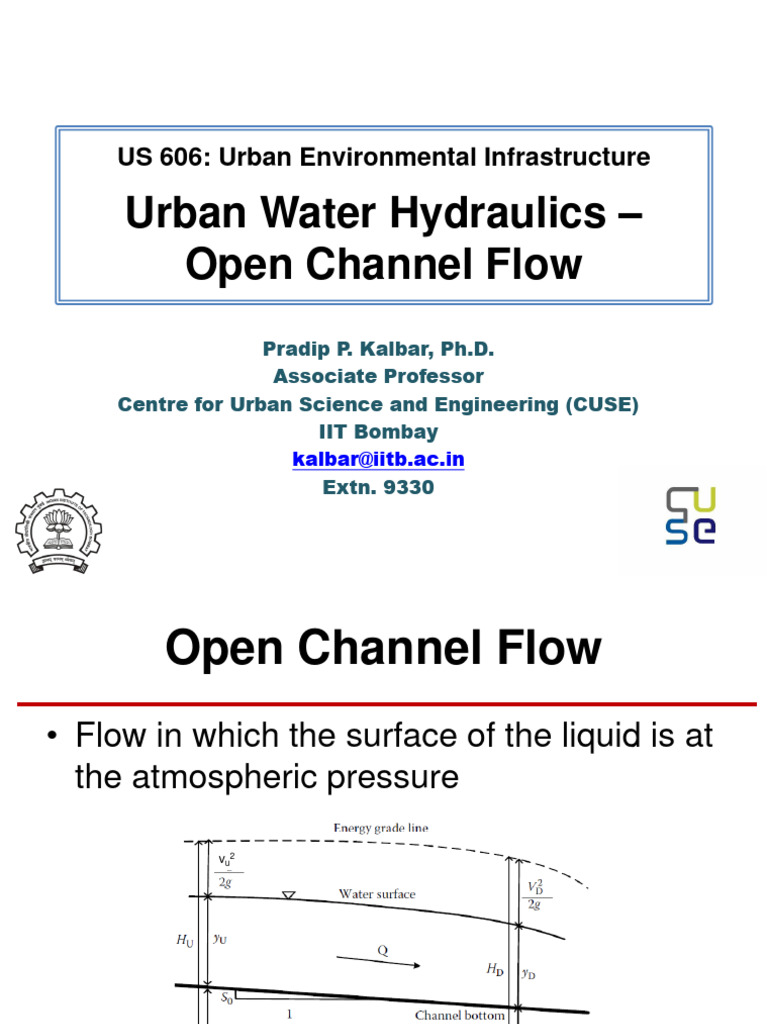 Urban Water Flow Dynamics | PDF | Fluid Dynamics | Motion (Physics)