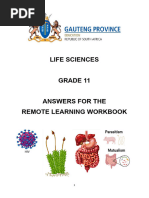 Grade 11 Life Sciences Remote Learning Booklet - Term 1 & 2-1 | PDF
